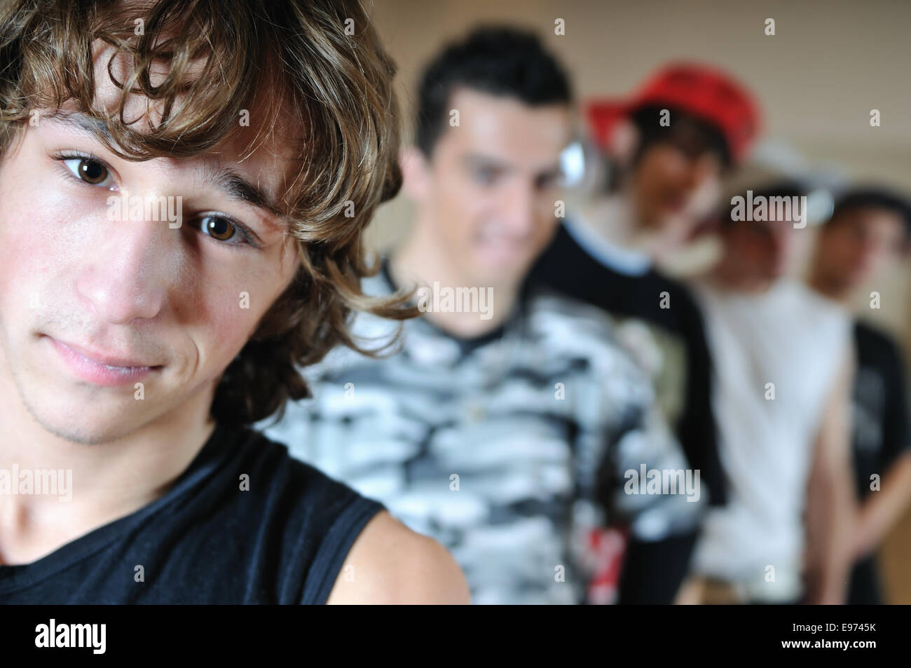 young boys group Stock Photo - Alamy