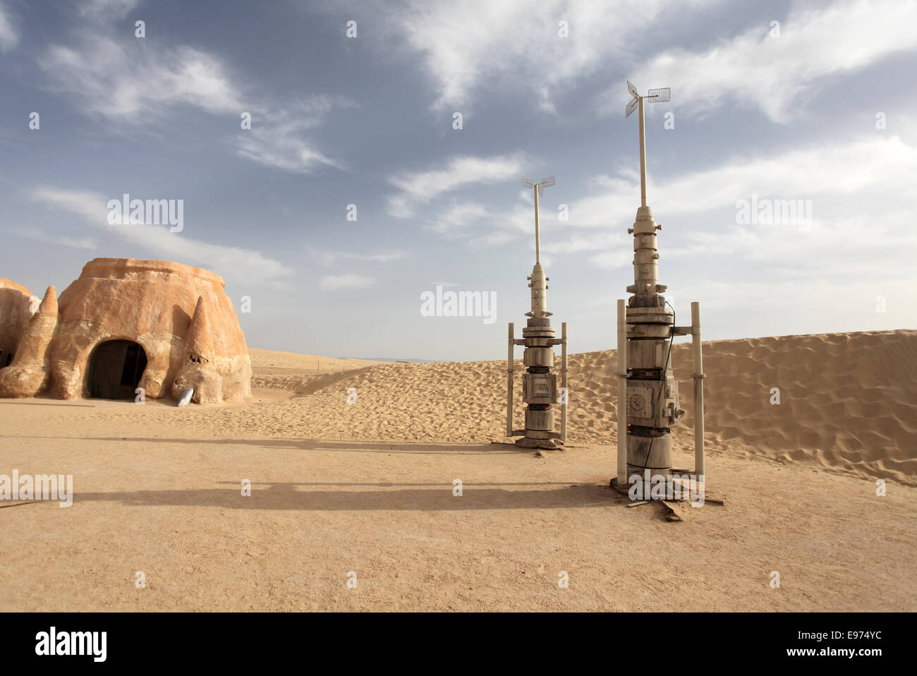 Missiles in the desert Stock Photo - Alamy