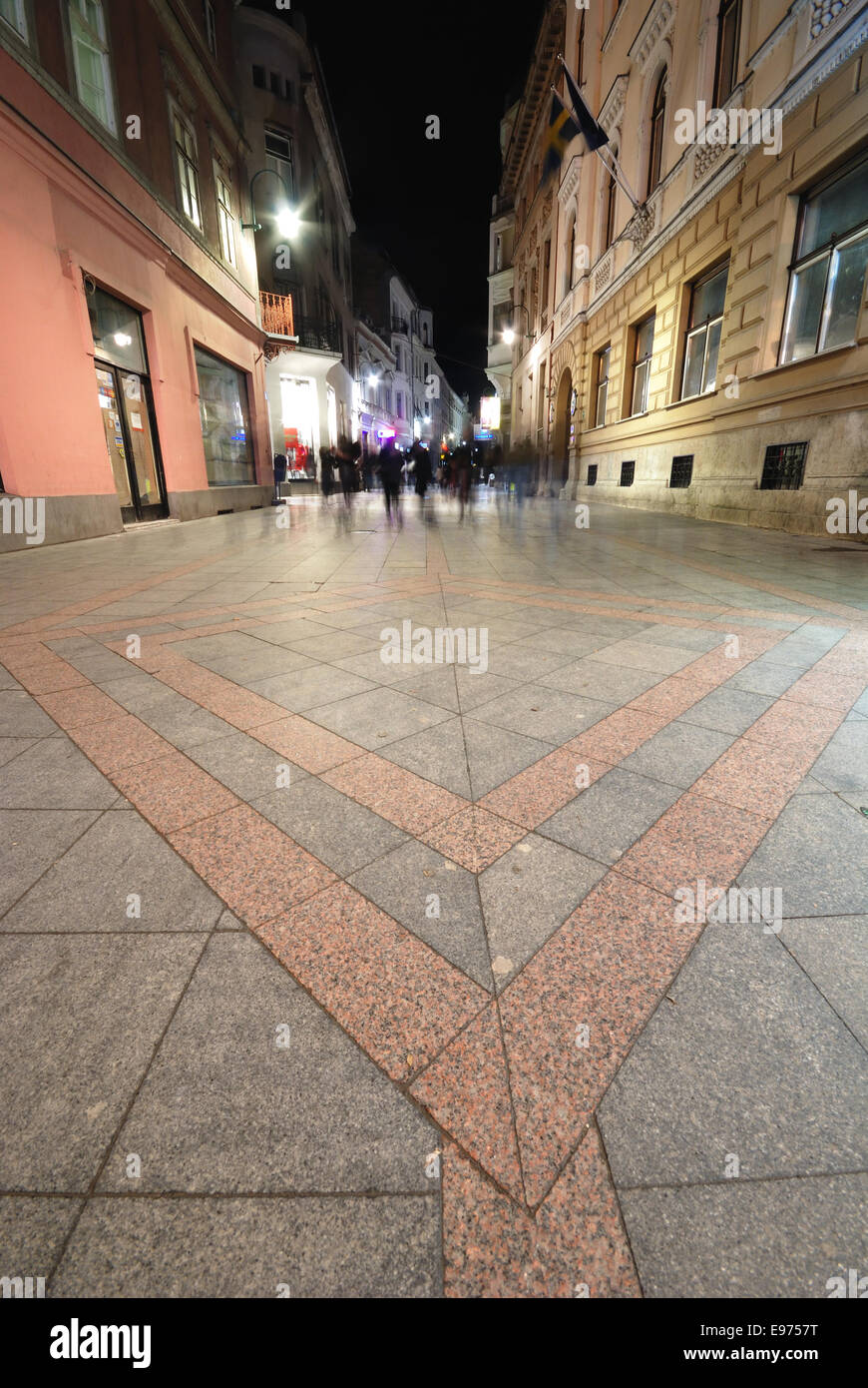 A look at the city at night Stock Photo - Alamy