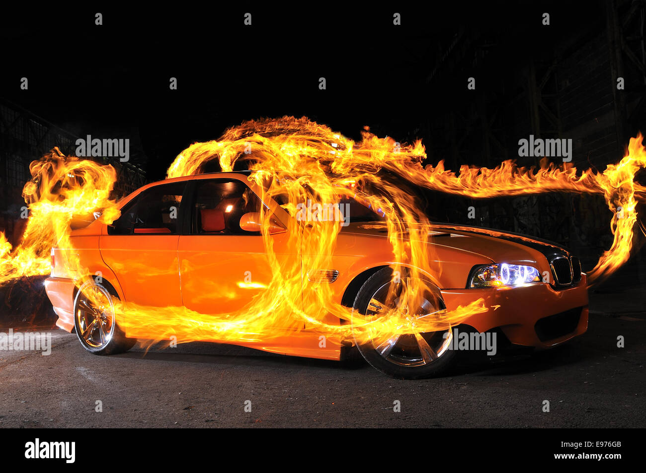 Fire engine red paint hi-res stock photography and images - Alamy