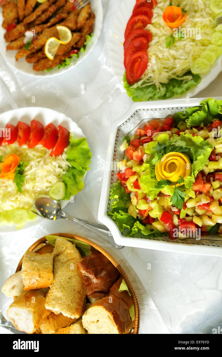 Dinnet at restaurant Stock Photo - Alamy