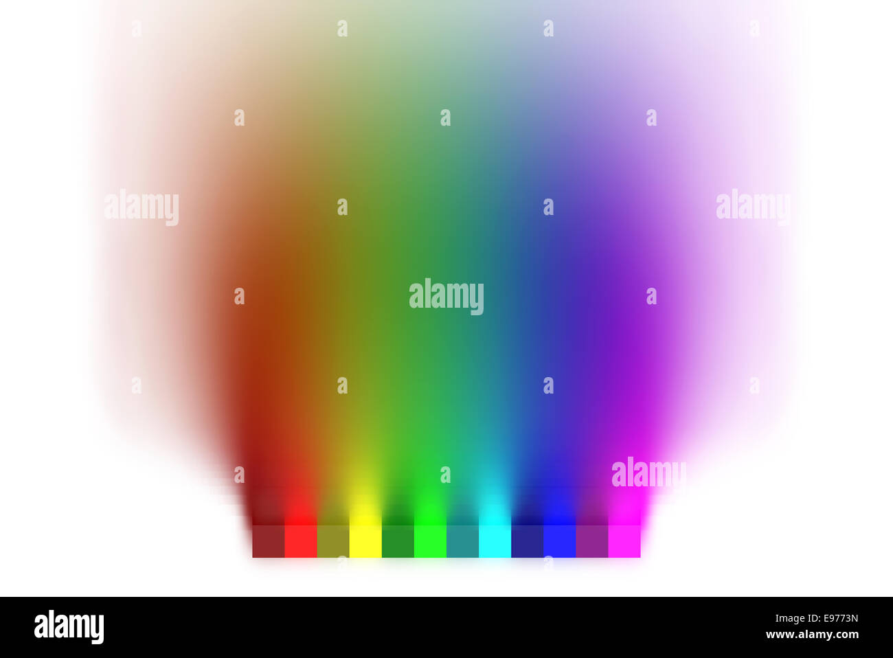 Rainbow rgb hi-res stock photography and images - Alamy