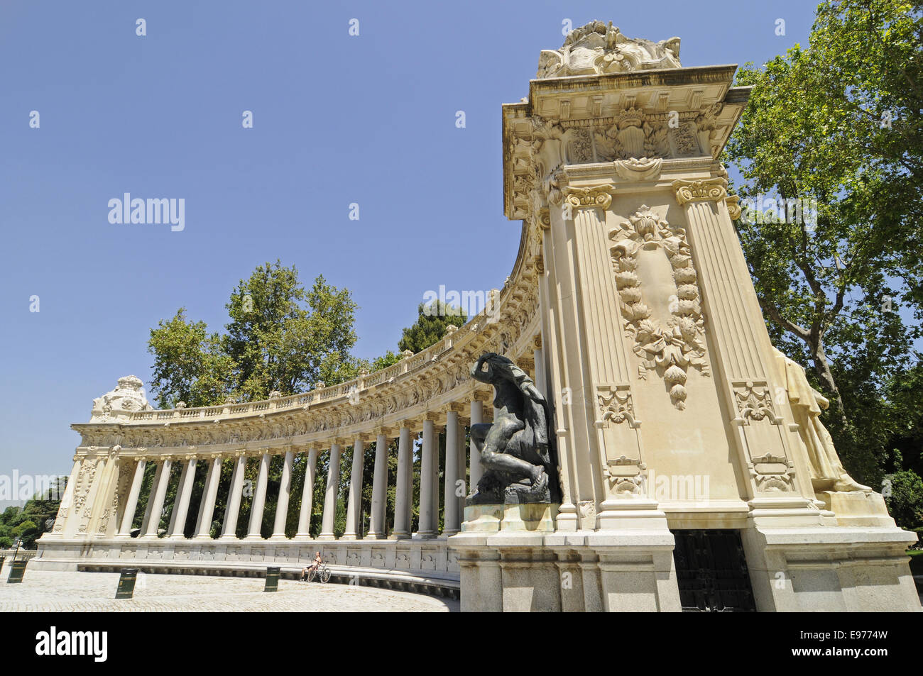 Retiro Park, Madrid, Spain Stock Photo - Alamy