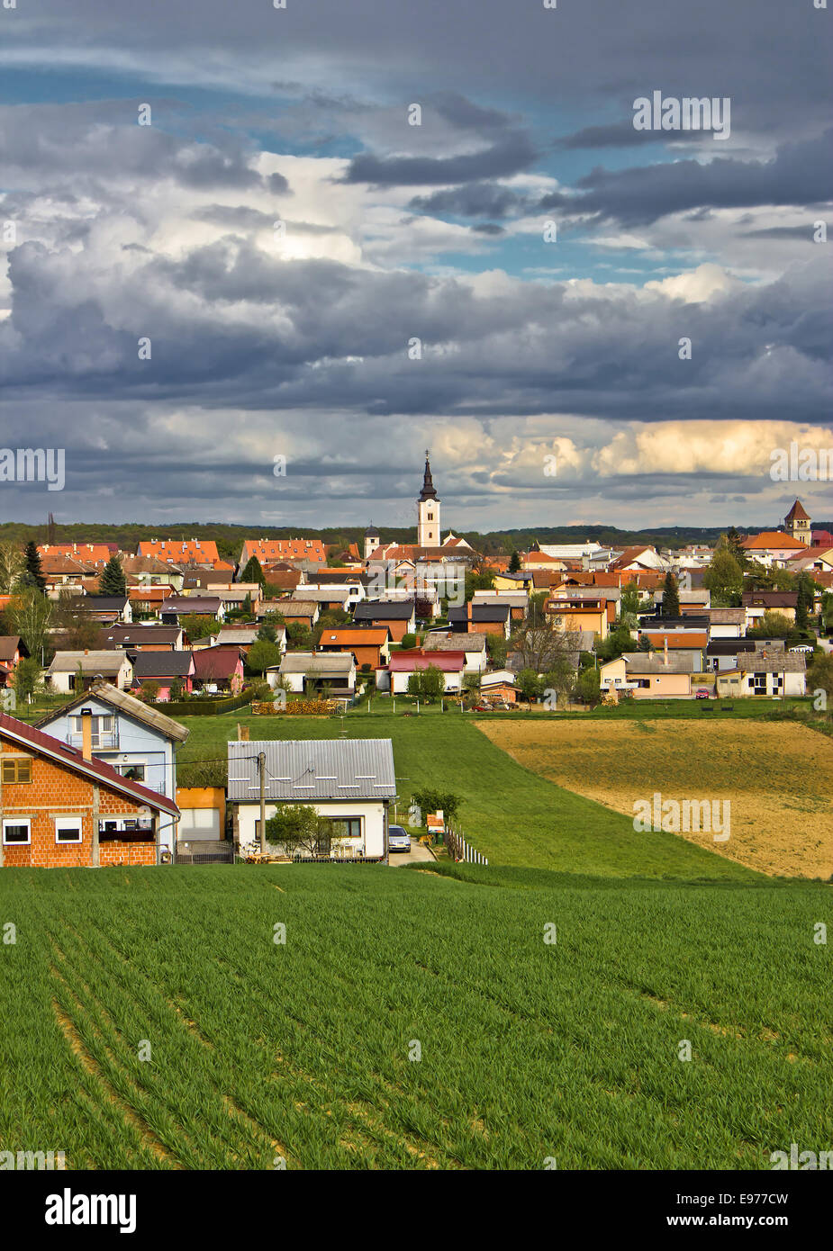 Vertical view medieval church hi-res stock photography and images - Alamy