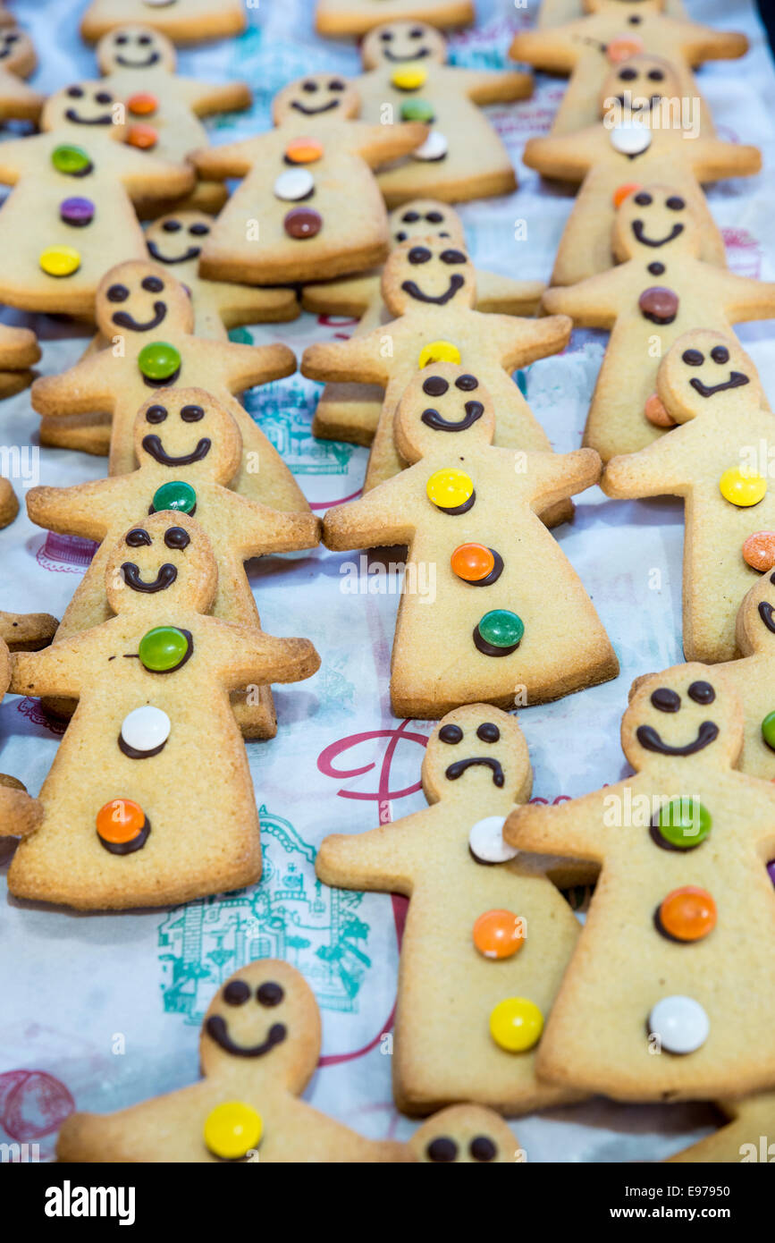 doll shaped cookies flavored butter Stock Photo - Alamy