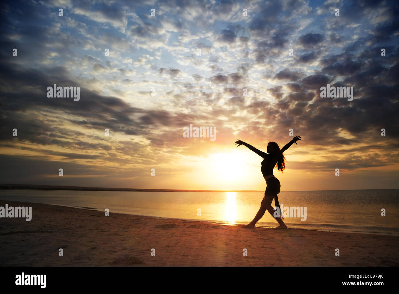 Beauty and sunset Stock Photo - Alamy