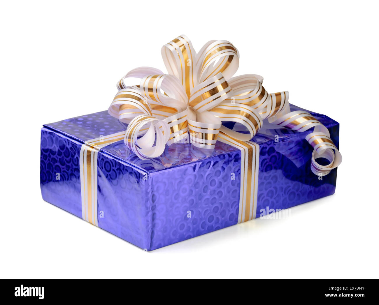 Gift box glitter bow Cut Out Stock Images & Pictures - Alamy