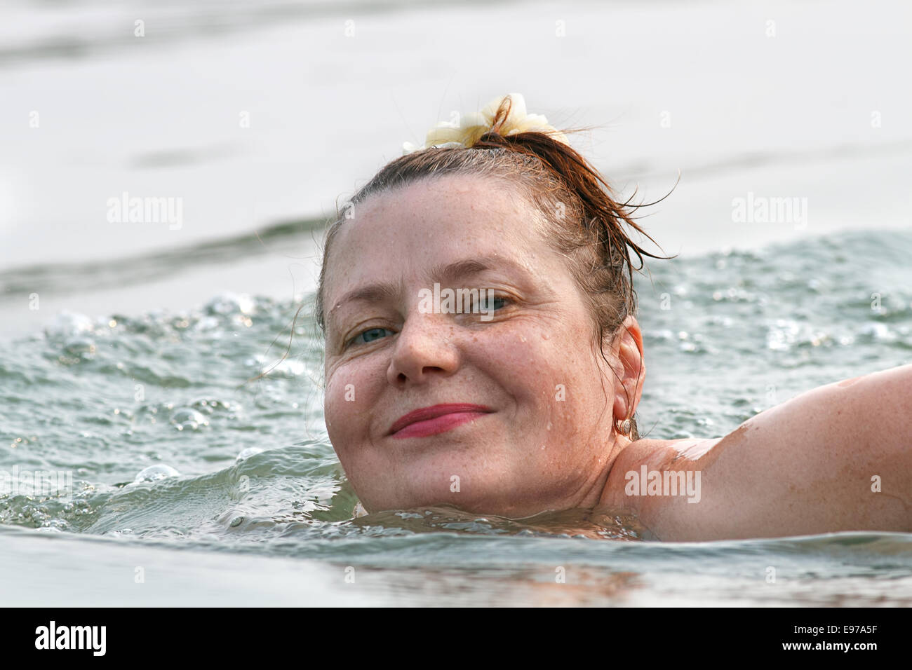 Floating woman not pool hi-res stock photography and images - Alamy