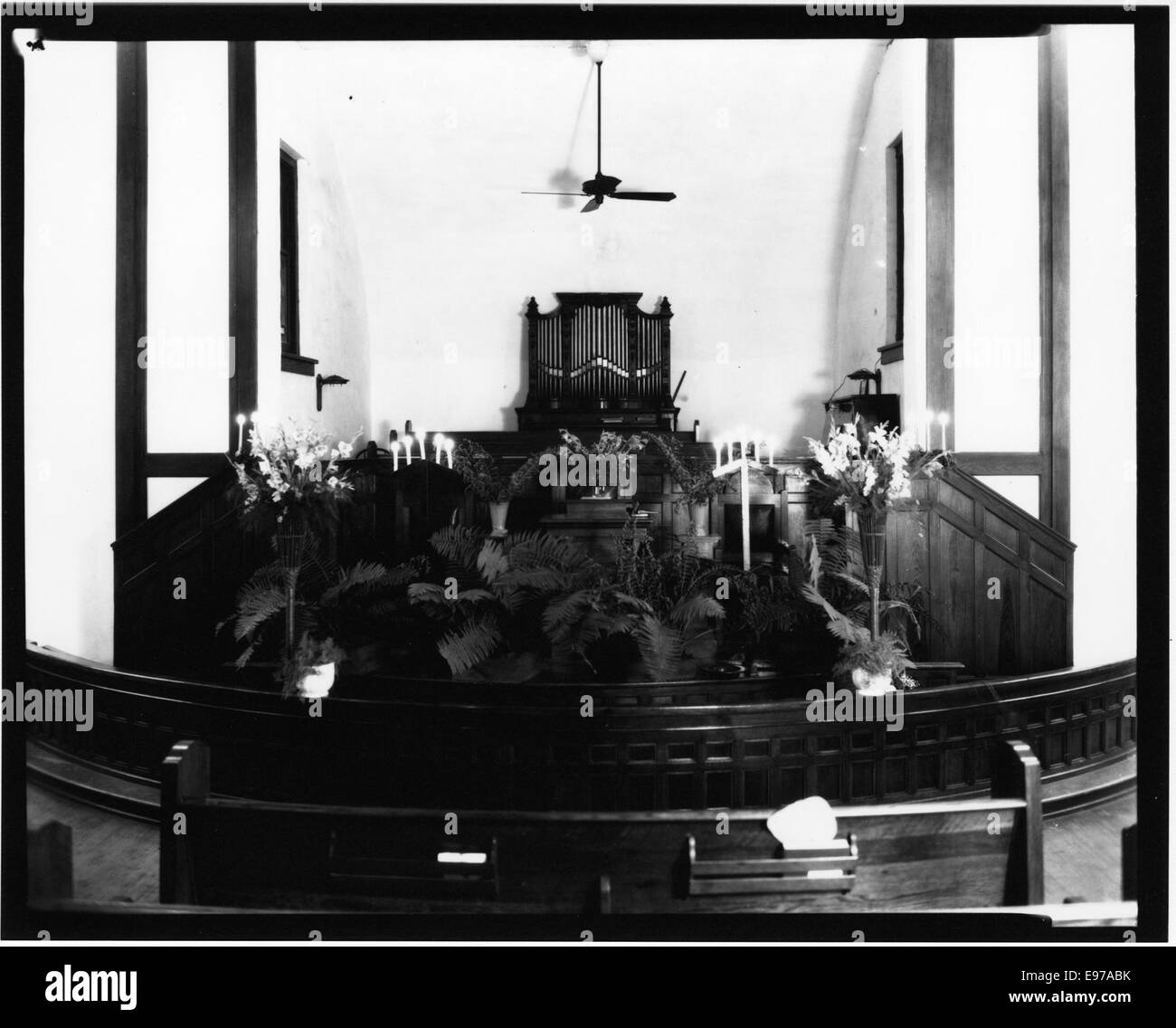 An interior view photograph of a Methodist Church, showcasing its ...