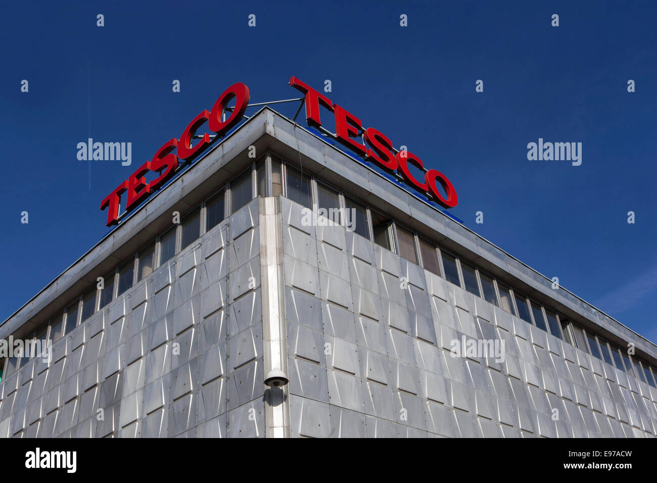 Tesco Supermarket Store Sign Plzen Czech Republic Stock Photo - Alamy