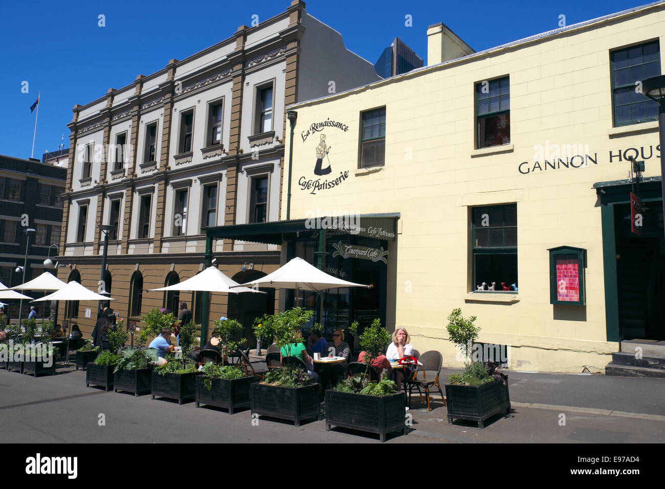 cafe and outdoor dining on argyle street, the Rocks,Sydney,australia ...