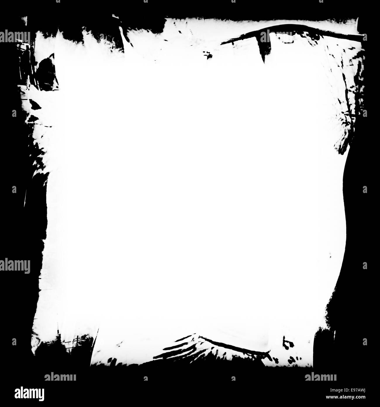 Grunge frame Black and White Stock Photos & Images - Alamy