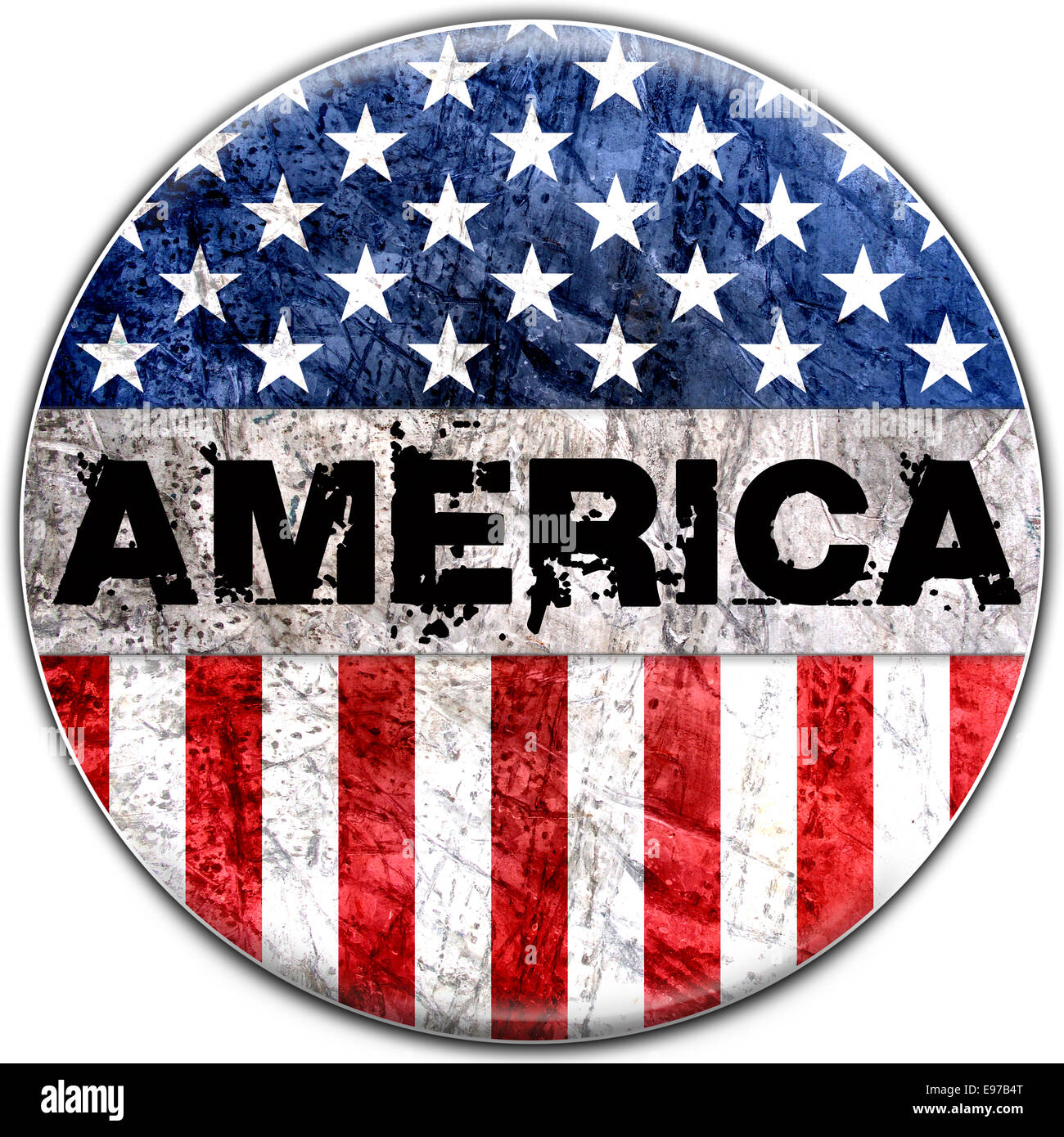 American badge hi-res stock photography and images - Alamy