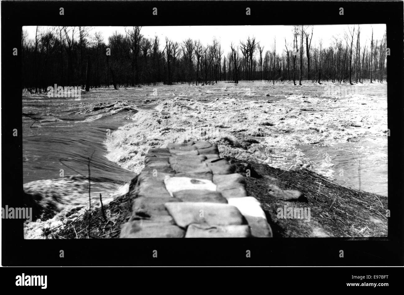 This photograph captures the Modoc break from the north end, likely ...