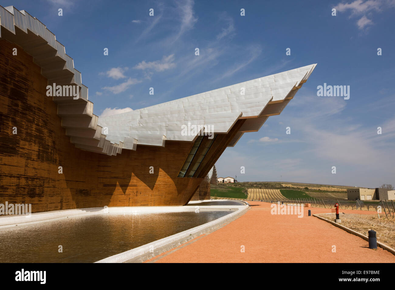 The Bodega Ysios in Laguardia Rioja Stock Photo - Alamy