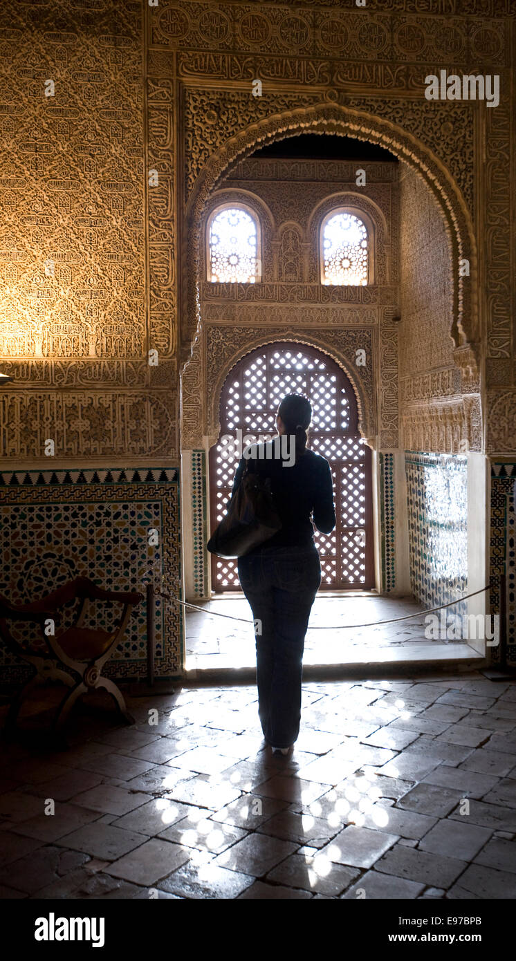 Inside the Alhambra Palace Stock Photo - Alamy