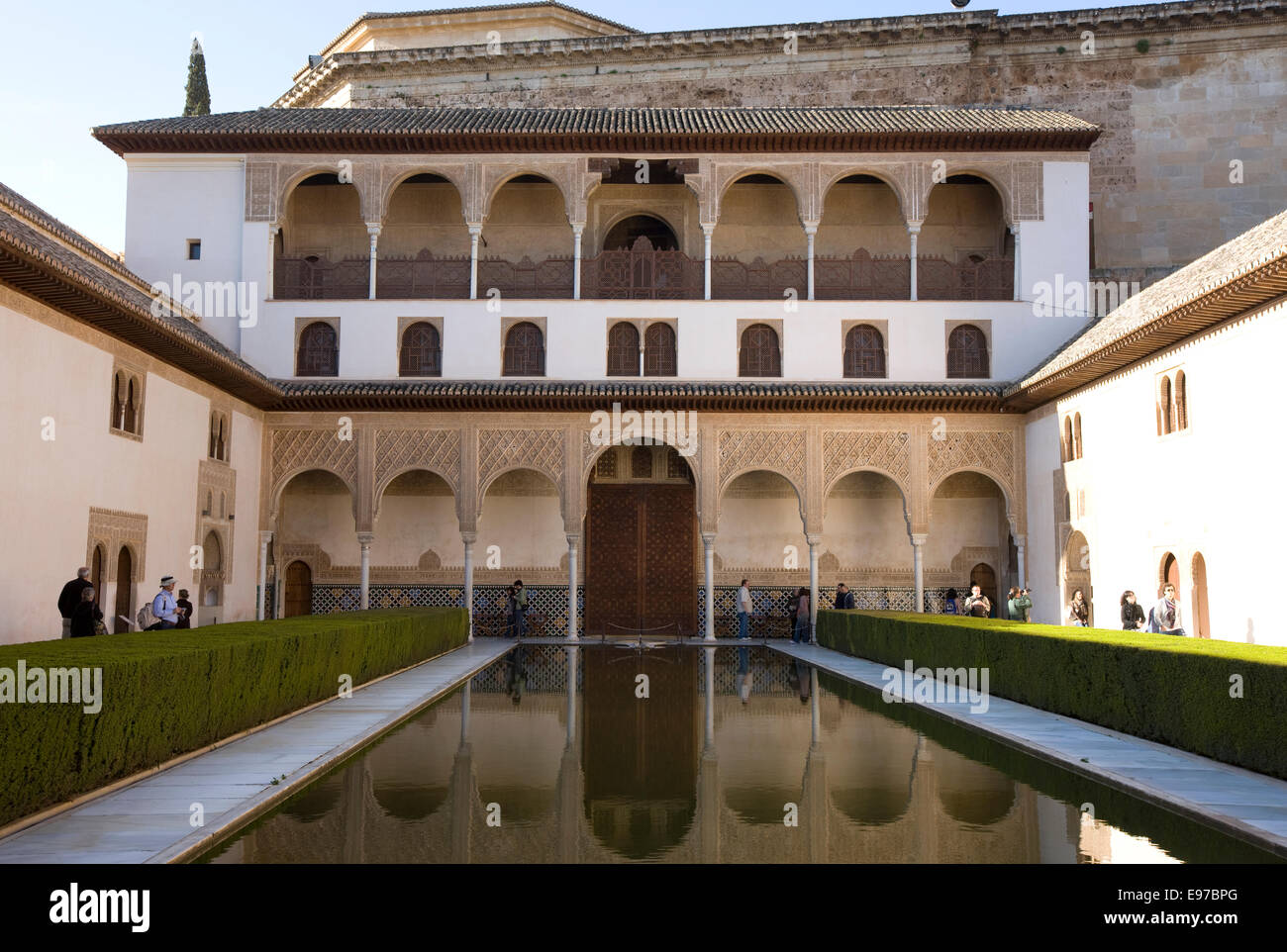 inside the Alhambra Palace Stock Photo - Alamy