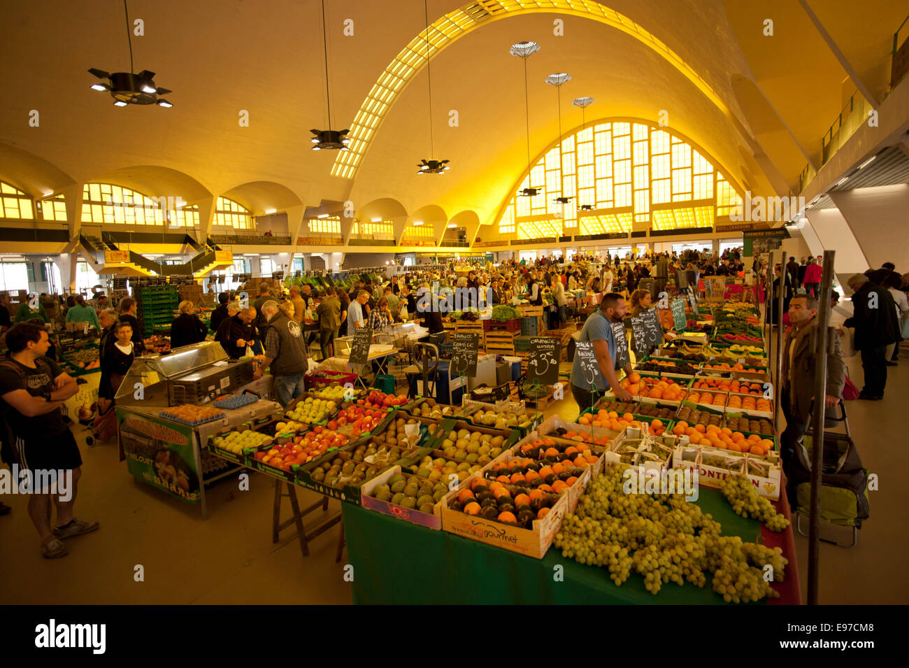 Reims France. The Old Covered Market, Market Hall Boulingrin. Oct 2014 ...