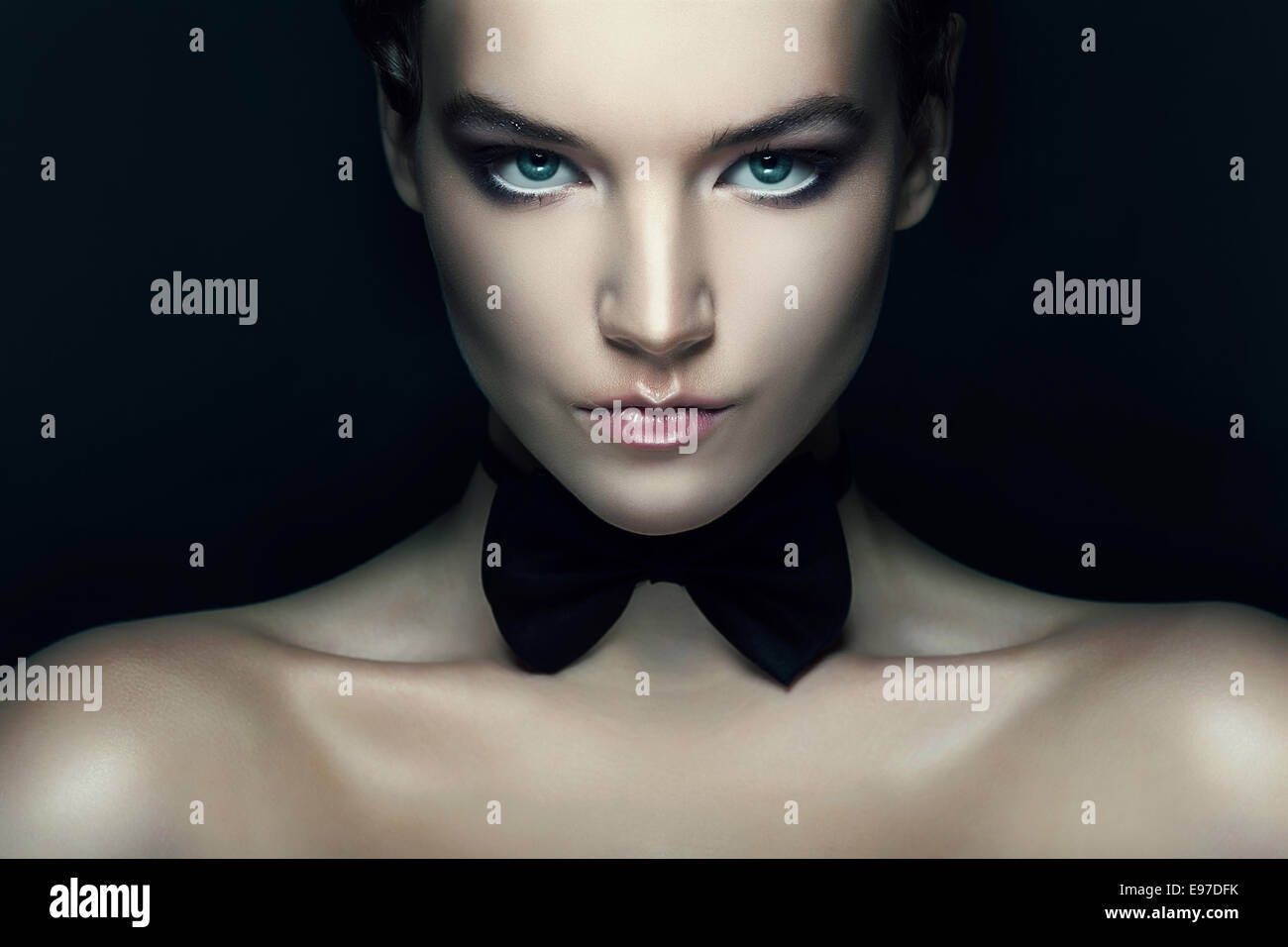 strict woman in long black skirt Stock Photo - Alamy