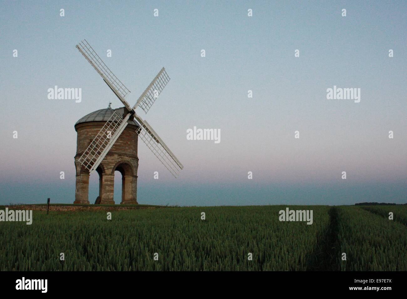 The old stone windmill at Chesterton, Wariwckshire, UK Stock Photo - Alamy