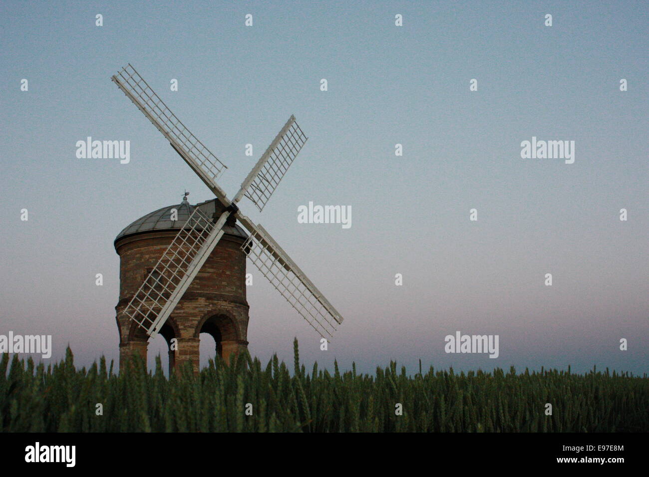 The old stone windmill at Chesterton, Wariwckshire, UK Stock Photo - Alamy