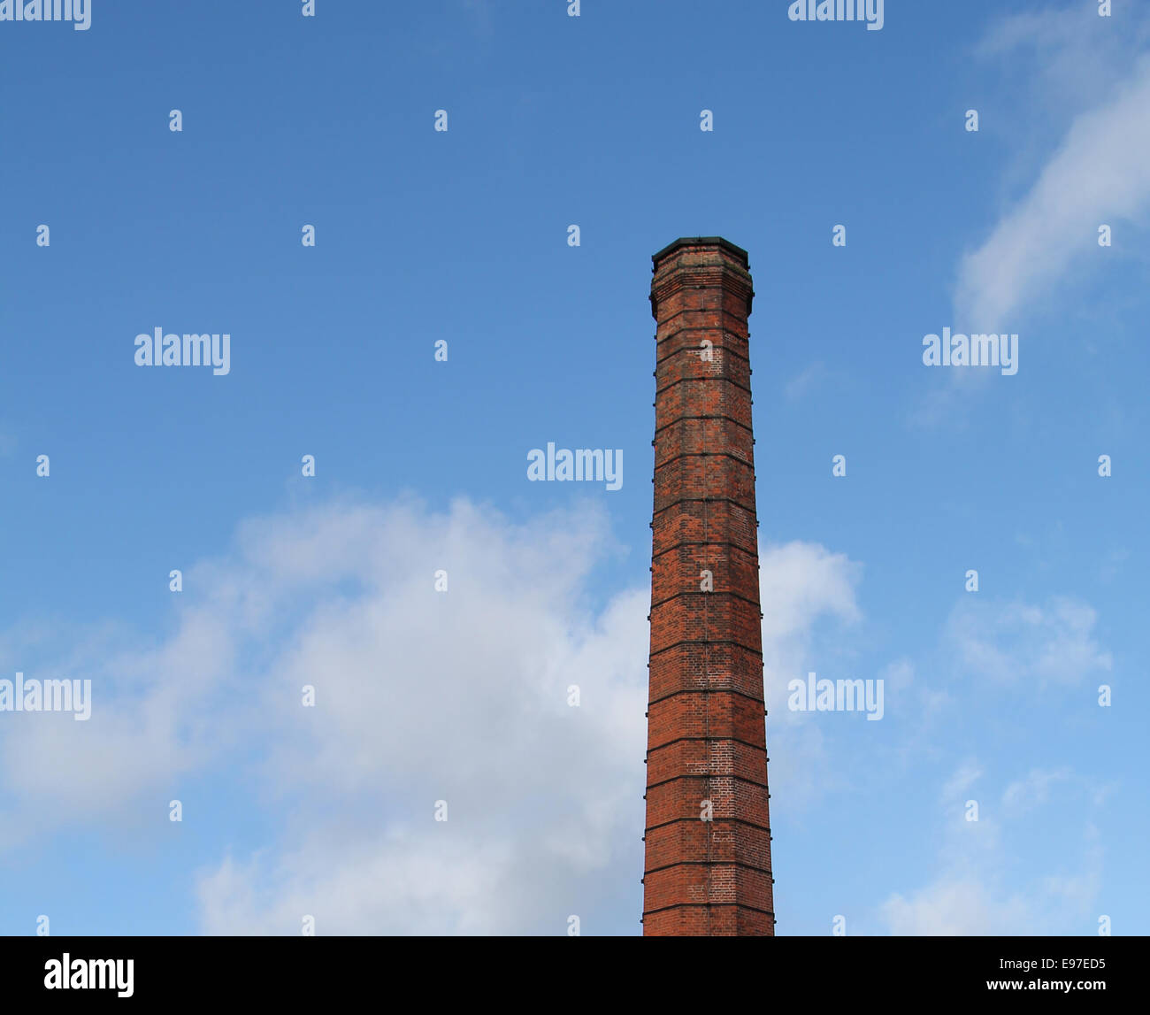 Tall brick industrial chimney hi-res stock photography and images - Alamy