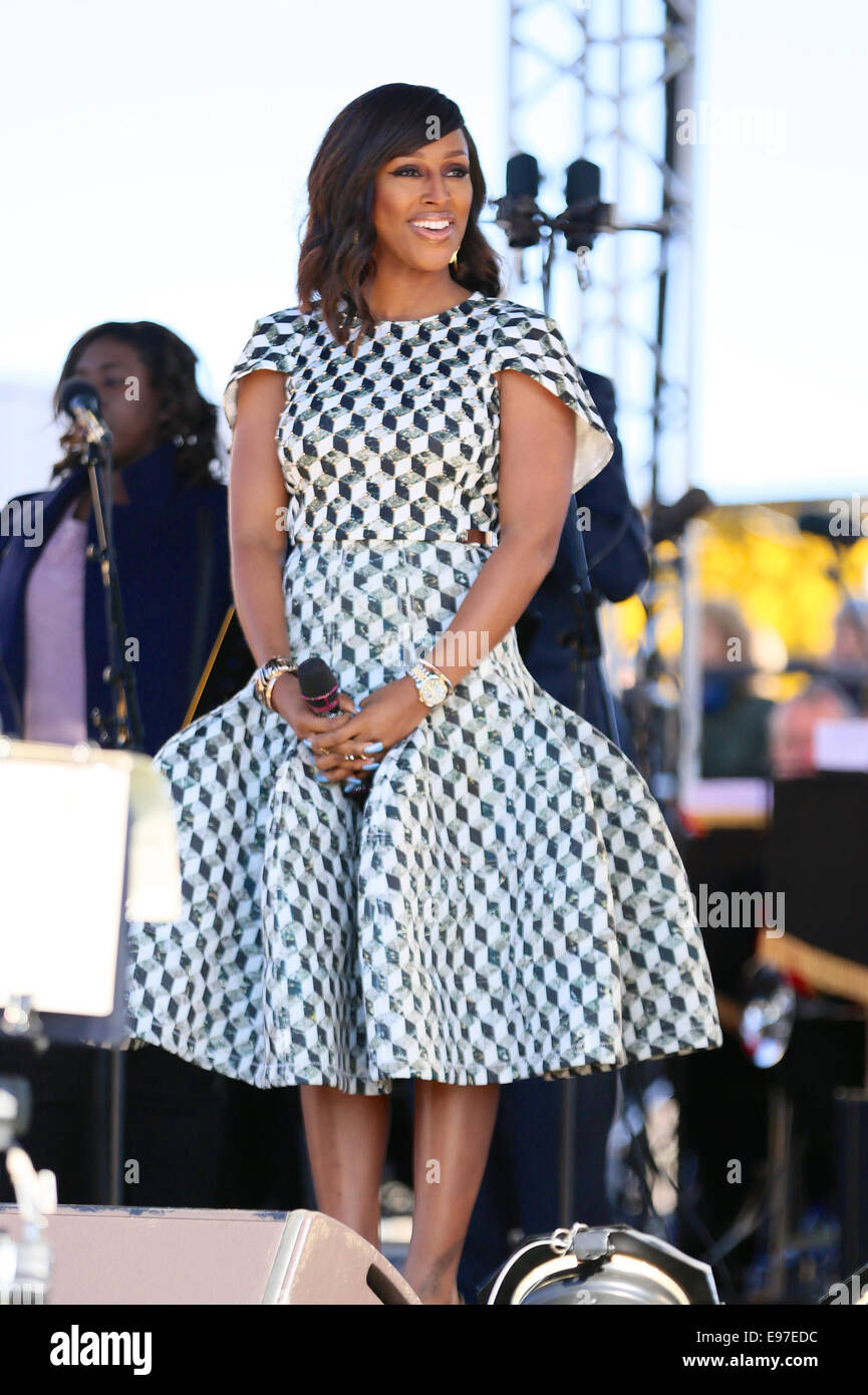 Fern Britton at the BBC Great North Passion Featuring: Alexandra Burke ...