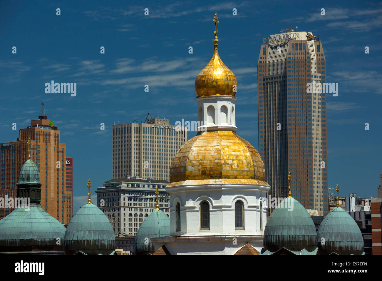 DOMES SAINT JOHN THE BAPTIST UKRAINIAN CHURCH SOUTH SIDE PITTSBURGH ...