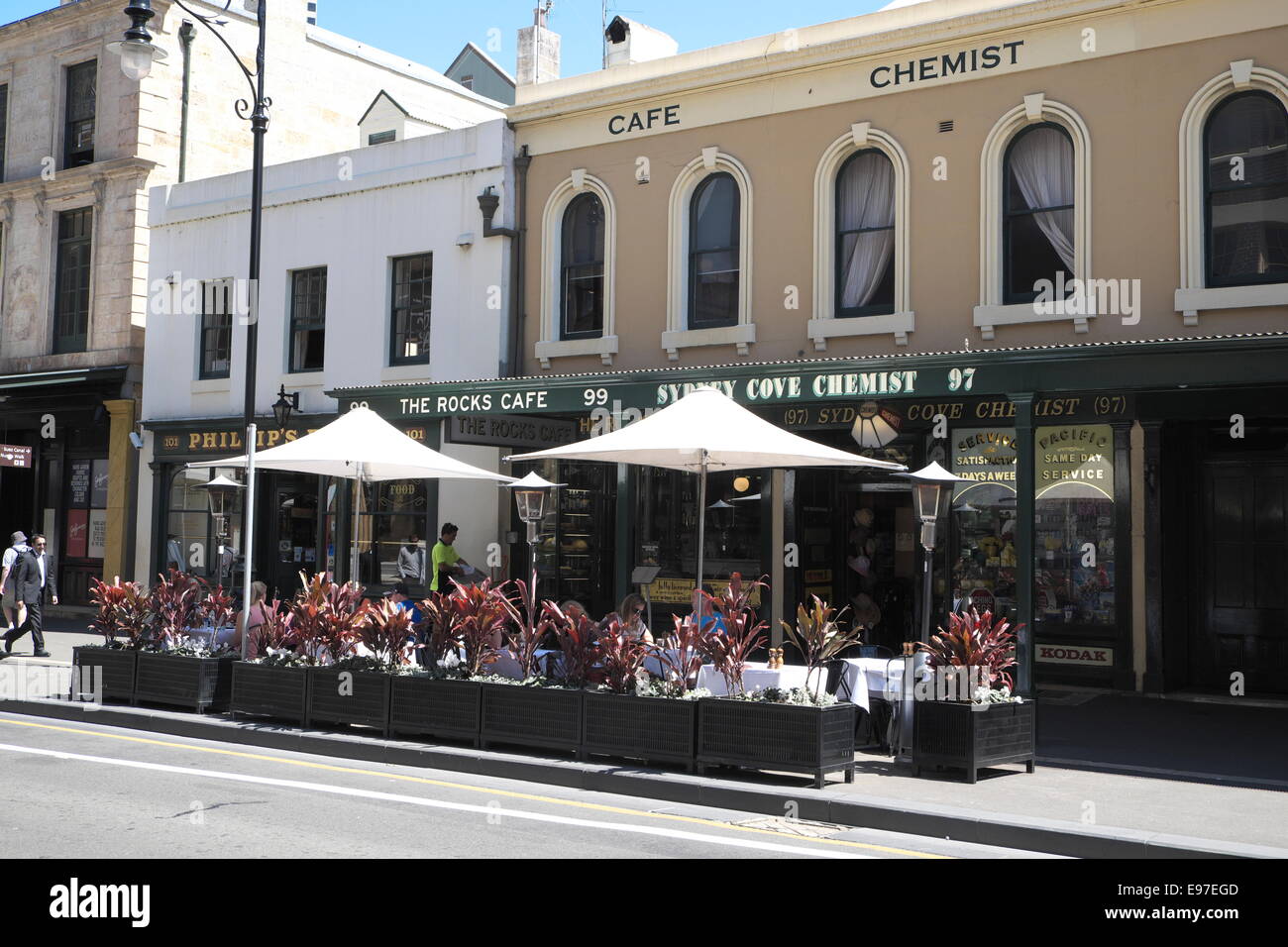 The Rocks area of Sydney along george street,sydney,australia Stock ...