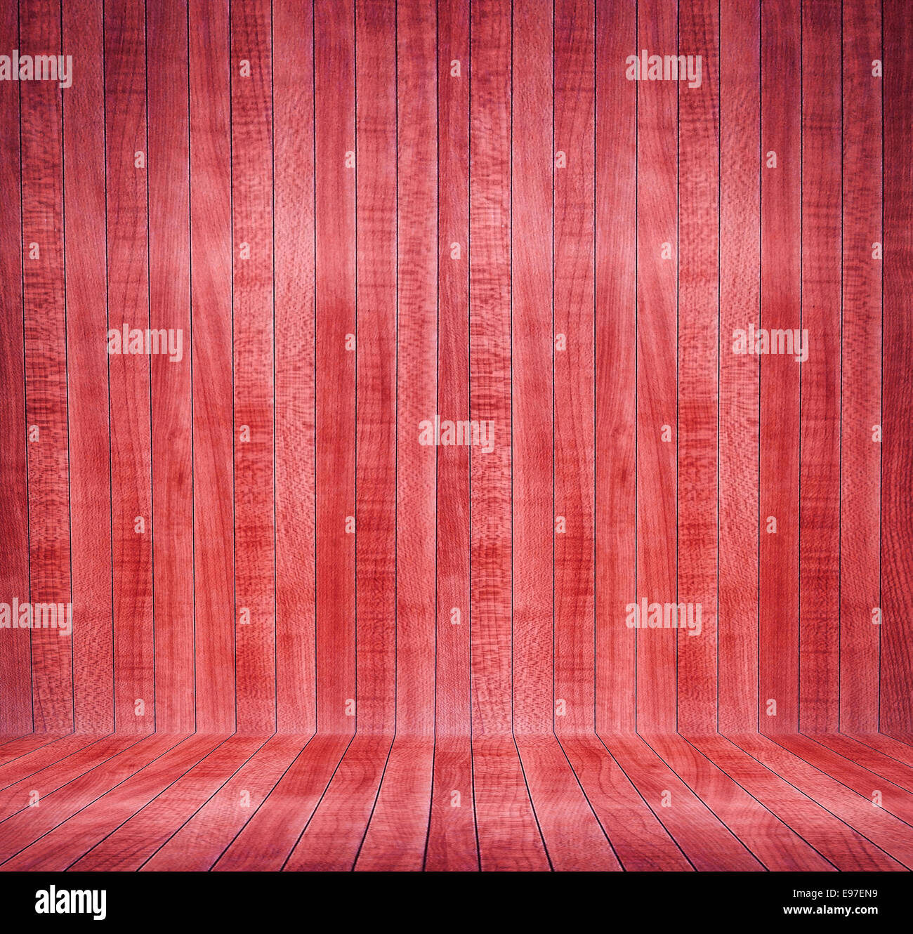 Abstract interior with red parquet wooden floor Stock Photo - Alamy