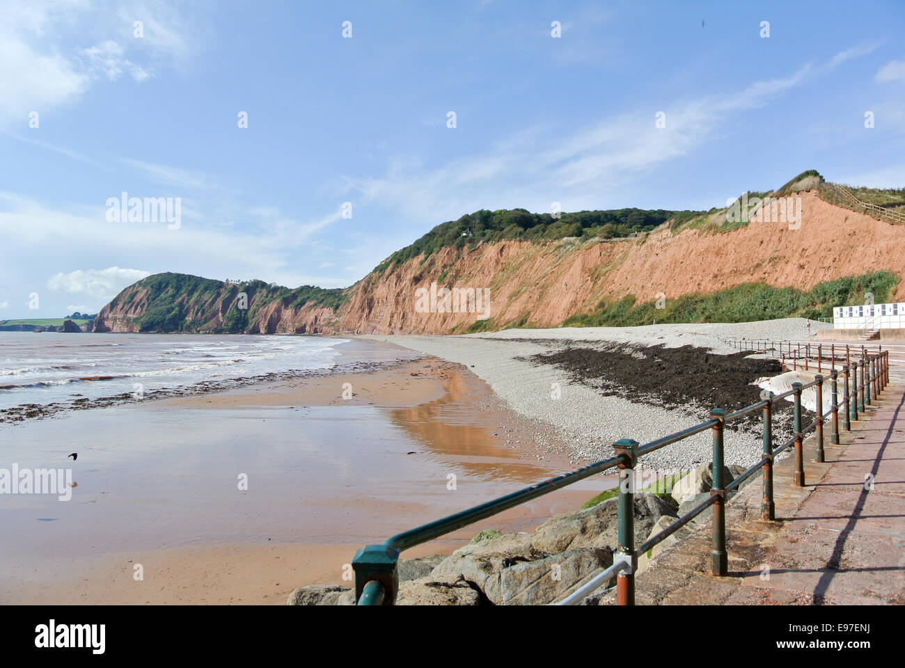 Red sandstone cliffs at Sidmouth,Devon Stock Photo - Alamy