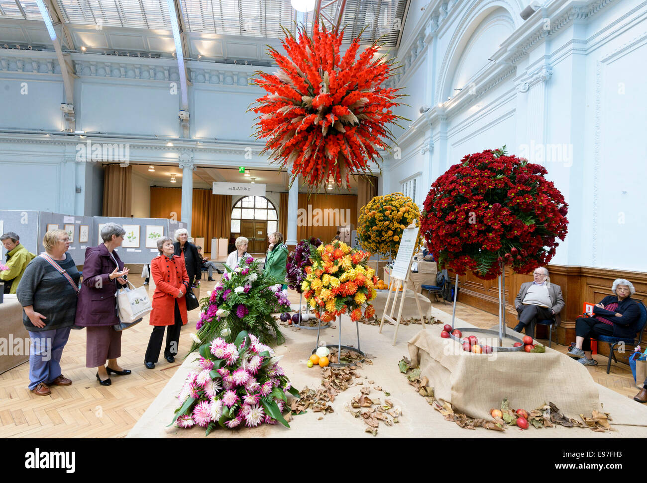 London, UK. 21st October, 2014. RHS London Shades of Autumn Show ...