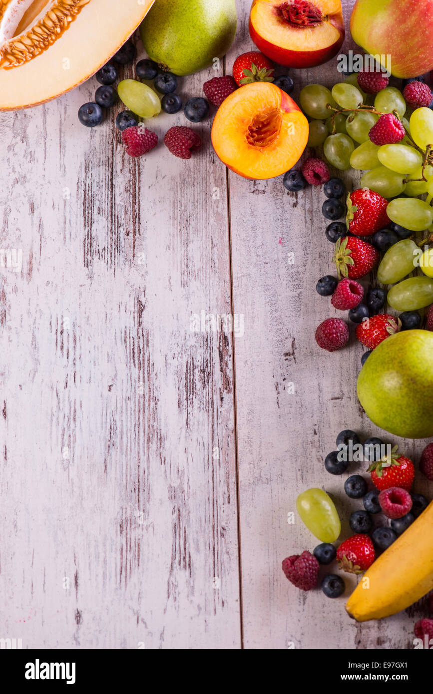 Still life with the delicious fruits Stock Photo - Alamy