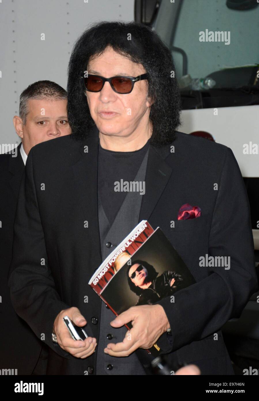 New York, NY, USA. 21st Oct, 2014. Gene Simmons out and about for ...