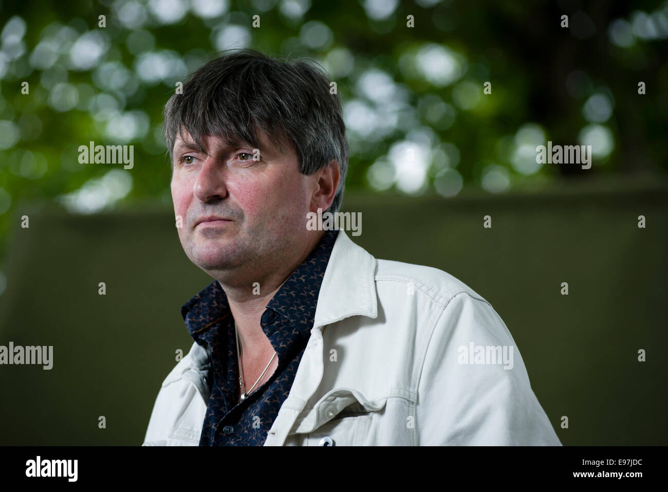 English poet, playwright and novelist Simon Armitage CBE, appears at ...