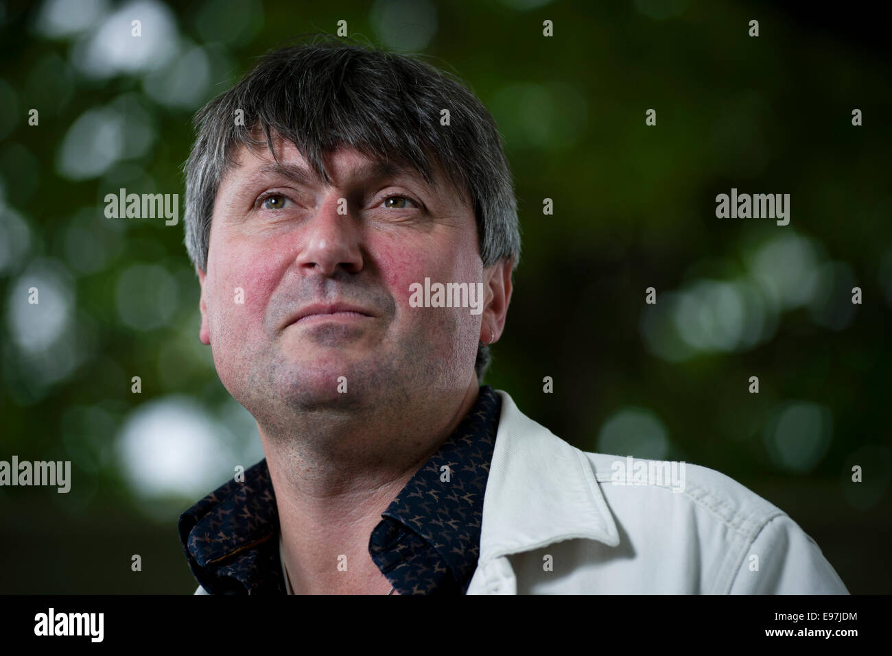 English poet, playwright and novelist Simon Armitage CBE, appears at ...