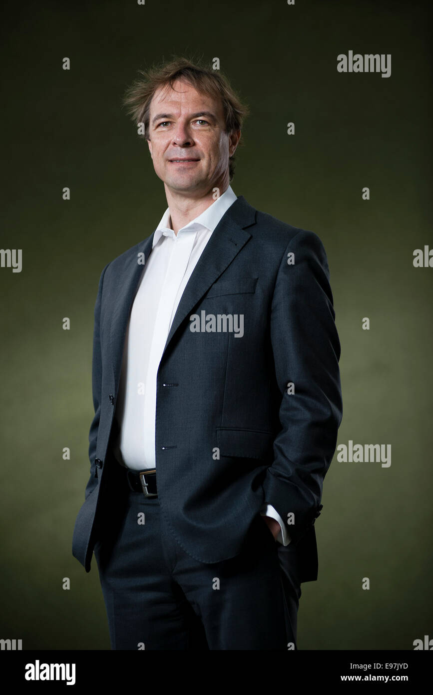 Author Gunnar Dedio appears at the Edinburgh International Book Festival Stock Photo - Alamy