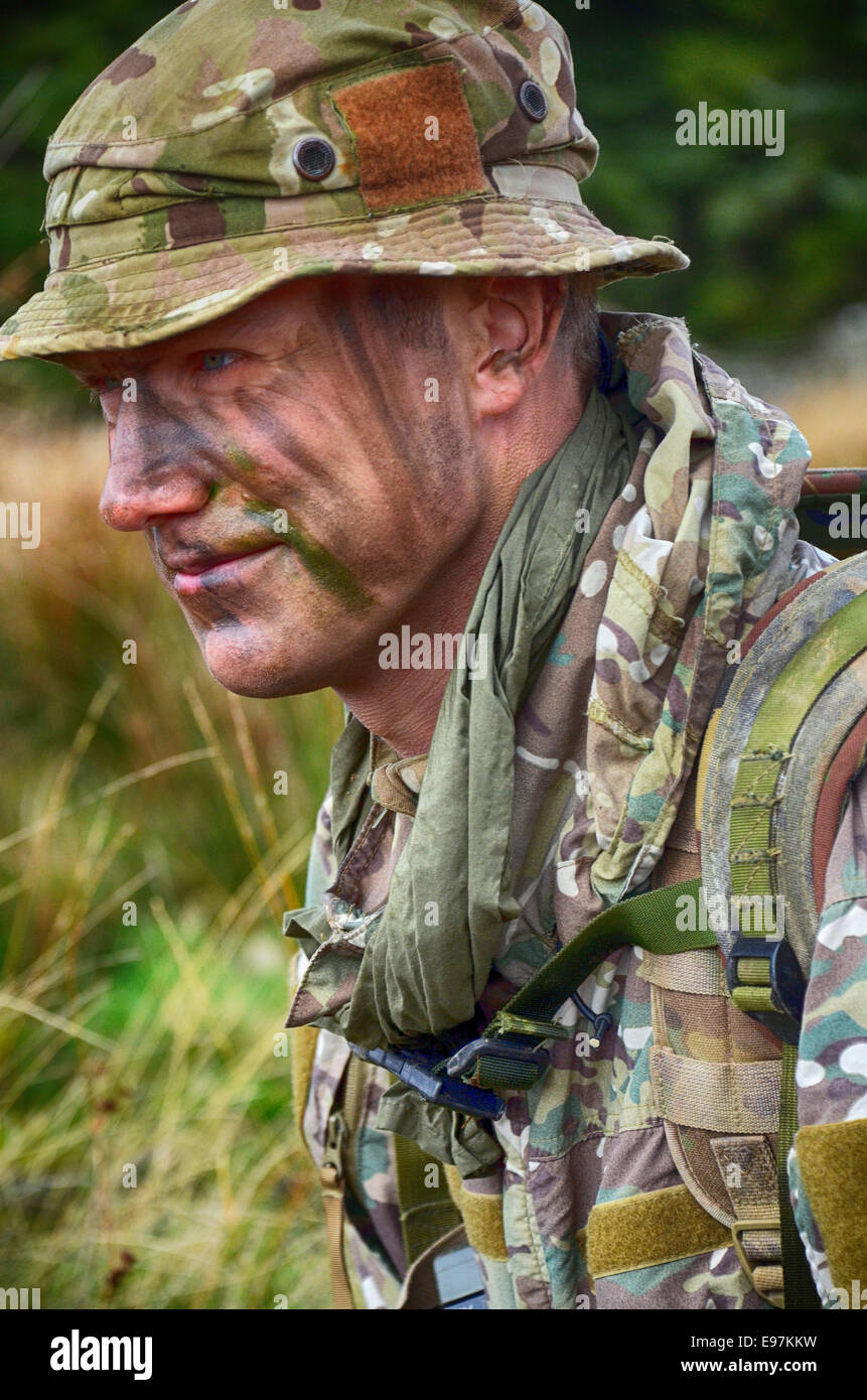 Brecom, Wales, UK, 20th Oct, 2014. Day 3 of 10 Cambrian Patrol The ...
