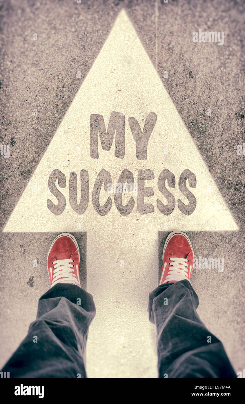 Sucess road sign hi-res stock photography and images - Alamy