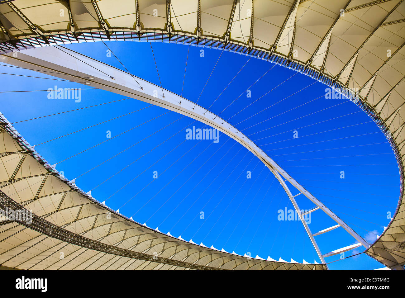 South Africa World Cup 2010, the Moses Mabhida stadium of Durban ...