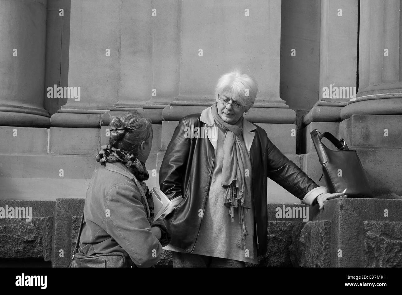 Old ladies talking Melbourne Australia Stock Photo - Alamy