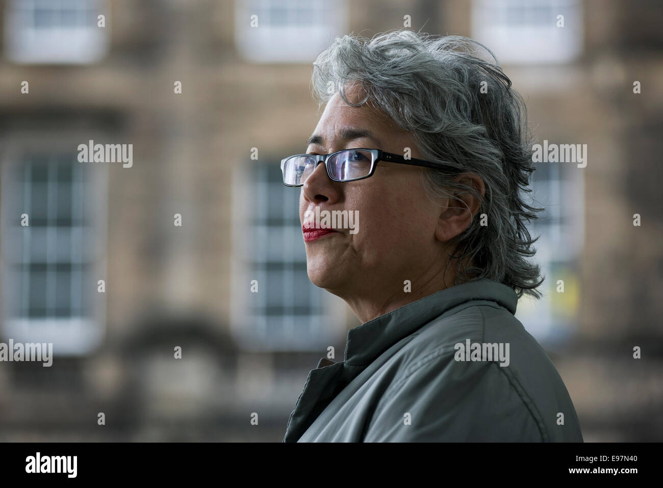 Editor and journalist Malu Halasa appears at the Edinburgh ...
