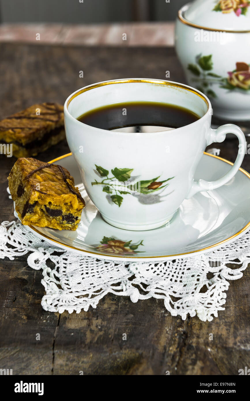 Flapjack and coffee hi-res stock photography and images - Alamy