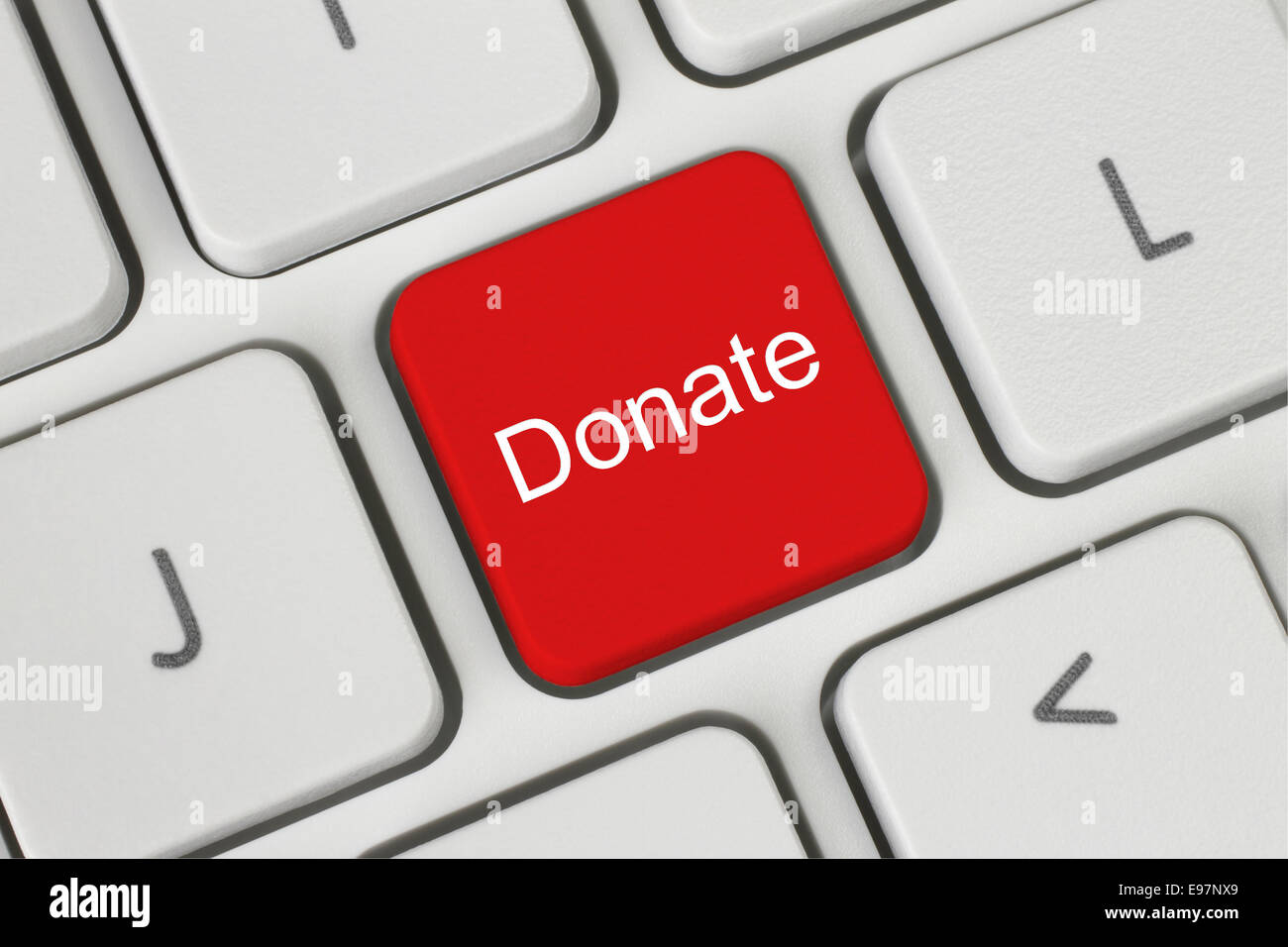 Gift on computer keyboard hi-res stock photography and images - Alamy