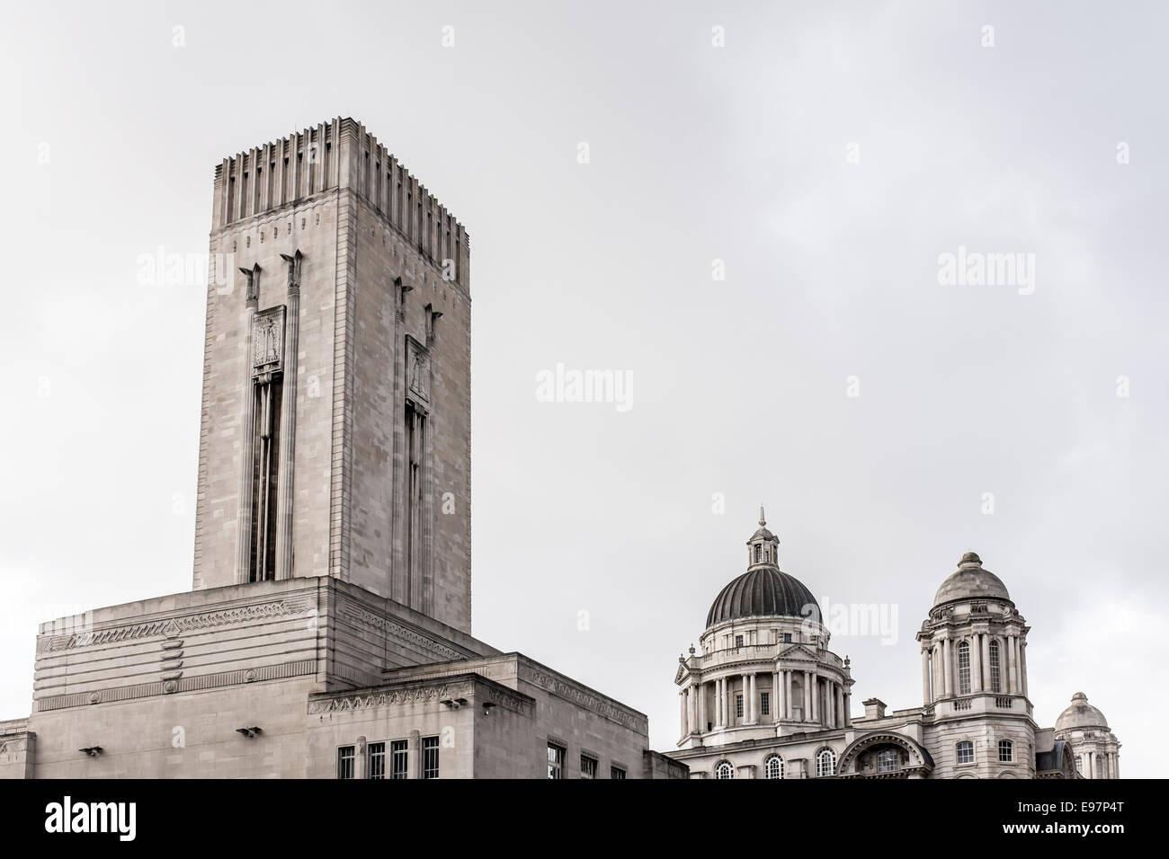 Mersery Tunnel Georges Dock Building on the left and Port of Liverpool ...