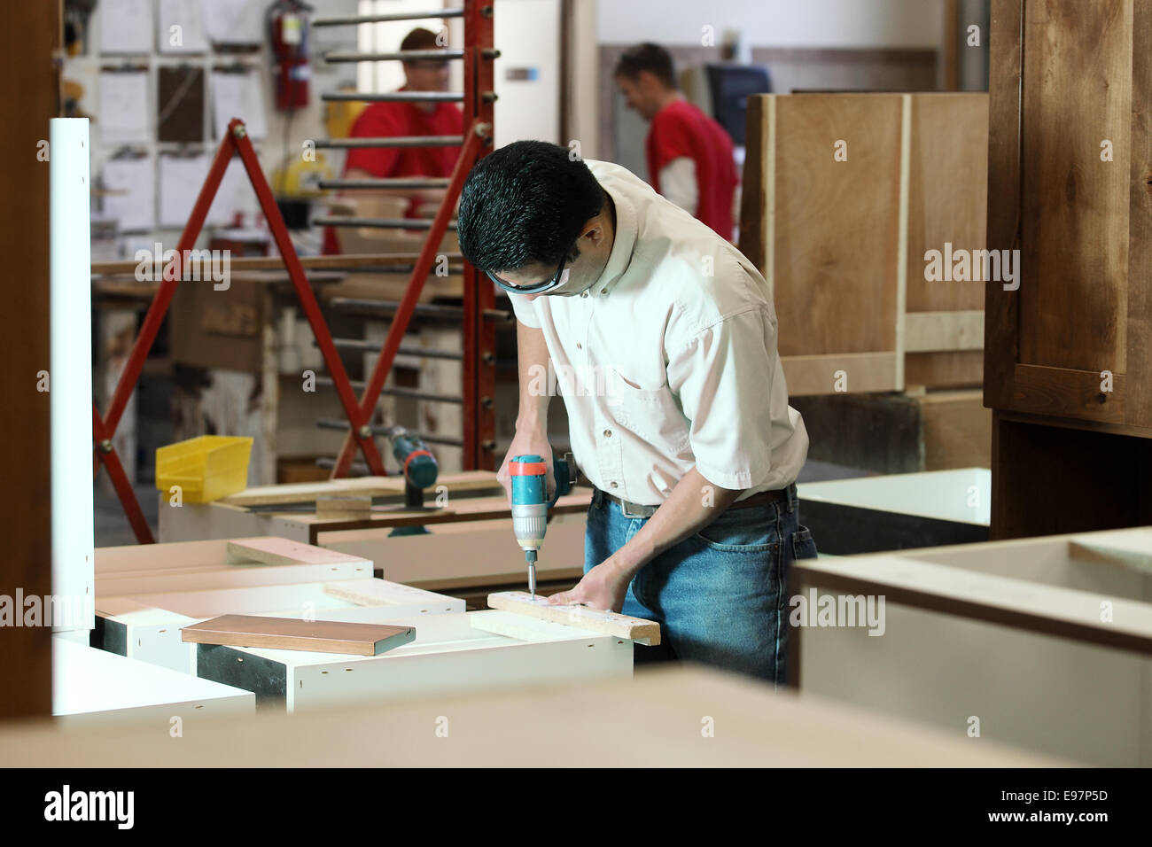 Installing cabinets hi-res stock photography and images - Alamy