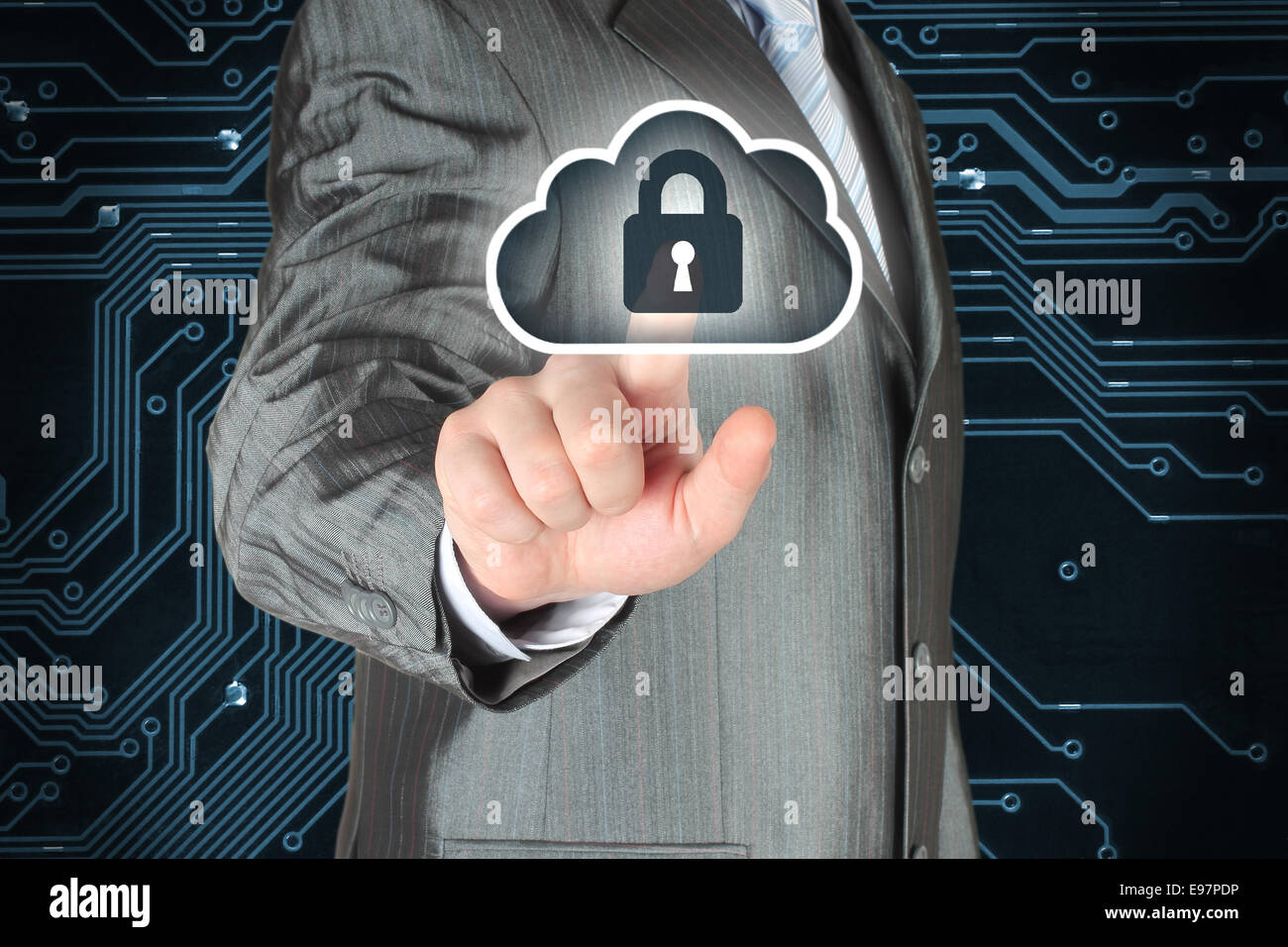 Cloud computing security background hi-res stock photography and images ...