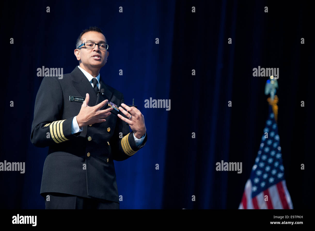 Manhattan, New York, USA. 21st Oct, 2014. USPHS Capt. Dr. ARJUN ...