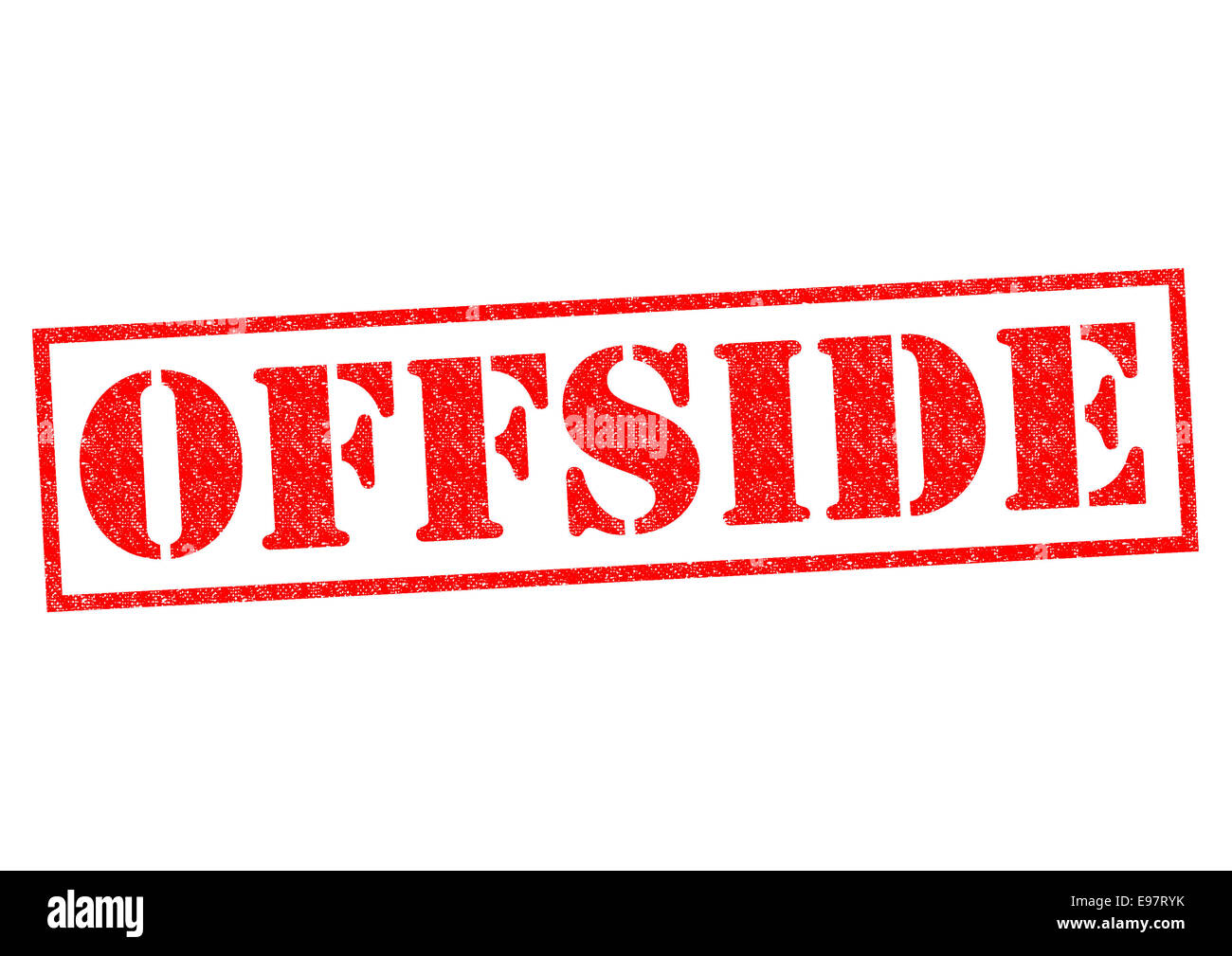 OFFSIDE red Rubber Stamp over a white background Stock Photo - Alamy