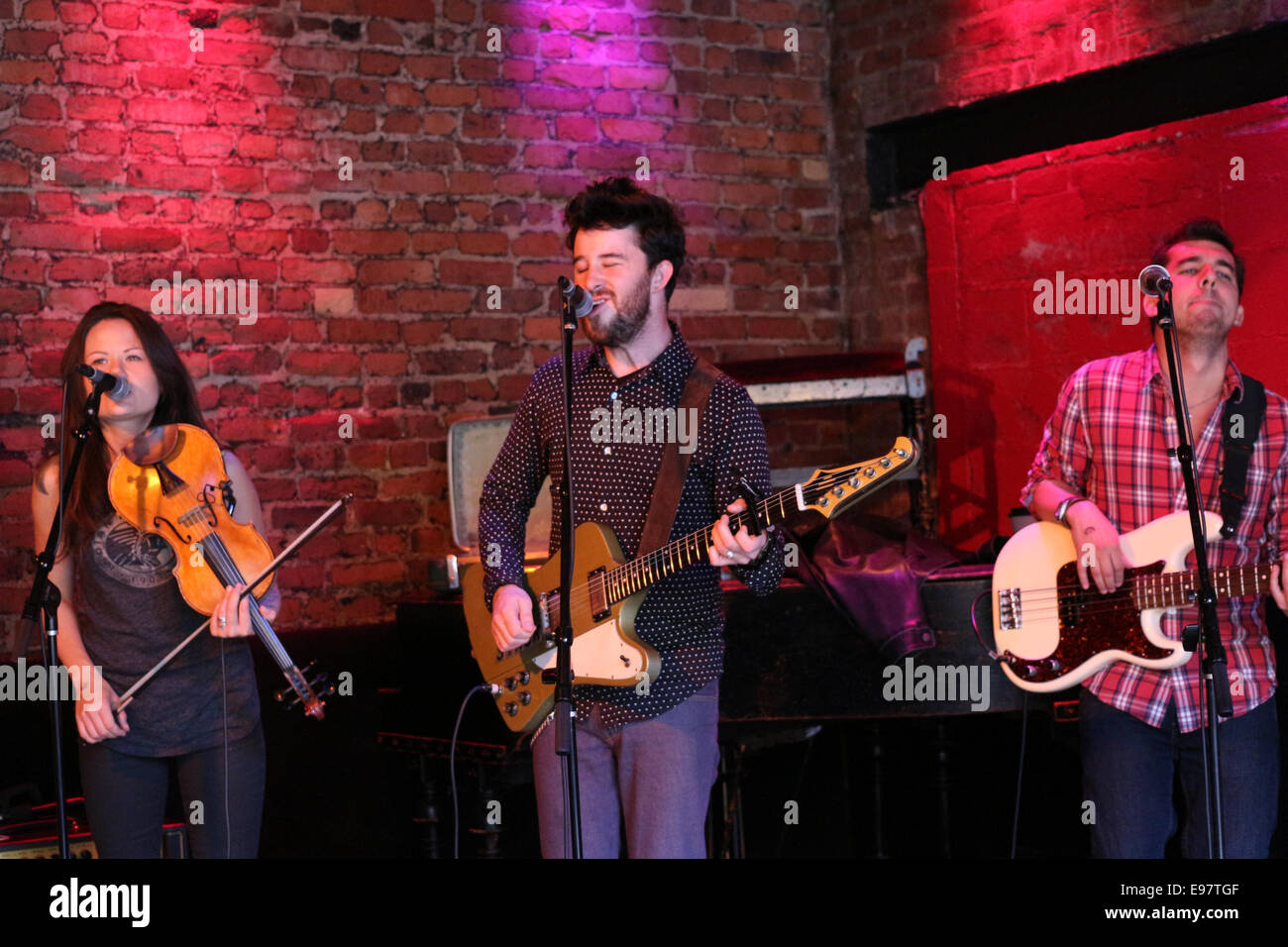 New York, New York, USA. 21st Oct, 2014. Buffalo Stack plays at ...